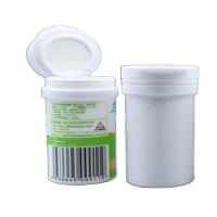 China Healthy PP Effervescent Tablet Tube for Empty White Plastic Vc Calcium Tablet Bottles for sale