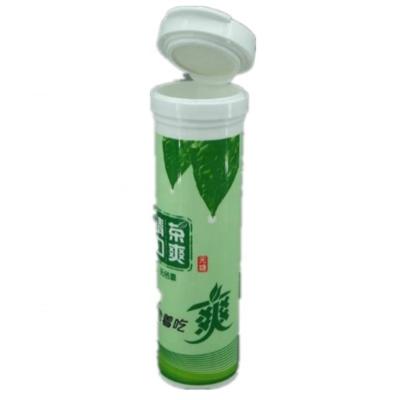 China Plastic PP Tubes With Or Without Desiccant Spiral Lids For Packaging Of Supplements for sale