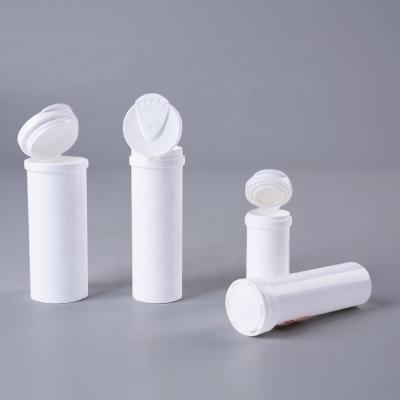 China Effervescent Tablets Packaging with Food Grade PP Plastic Pill Tube and Sealing Caps for sale