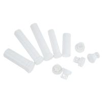 China Customized PP Material Effervescent Tablet Tube For White Vitamin C Tablets Packaging for sale