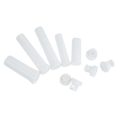 China Customized PP Material Effervescent Tablet Tube For White Vitamin C Tablets Packaging for sale