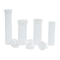 China Dry Offset Printing PP Plastic Pill Capsule Vitamin Effervescent Tablet Tube Bottles for sale