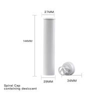 China Leak-proof Silica Gel Moisture Protection Lids Printing Customized Effervescent Tablet Packaging for sale