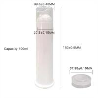 China Customized Logo And Toothpaste Airless Pump With Plastic Type PP for sale