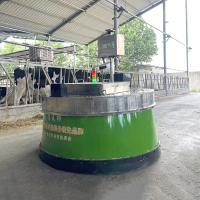 China Smart Robotic Feed Pusher Robot Keyless Go Cruise Control Timed Feed Pushing For Large Scale Ranch for sale