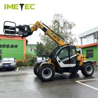 China Heavy Duty IMETEC Telescopic Arm Loader Strong Lifting Capacity Telescopic Handler For Material Stacking Loading for sale