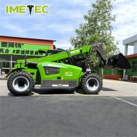 China Heavy Duty IMETEC Telescopic Arm Loader Strong Lifting Capacity Telescopic Handler For Material Stacking Loading for sale