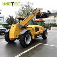 China Heavy Duty IMETEC Telescopic Arm Loader Strong Lifting Capacity Telescopic Handler For Material Stacking Loading for sale