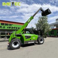 China All Terrain 4WD 4WS Telescopic Forklift Crab Steering Telehandler 4 Ton for Muddy Slope Ground for sale