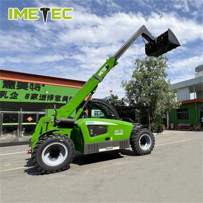China All Terrain 4WD 4WS Telescopic Forklift Crab Steering Telehandler 4 Ton for Muddy Slope Ground for sale