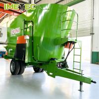 China Residue Free Vertical Towed TMR Feed Mixer Wagon Cattle Farm Feeding Equipment OEM for sale