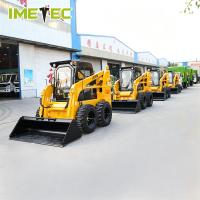 China Brand New Mini Skid Steer Loader with 850kg Rated Capacity and Quick Attach System for Narrow Space Operation for sale