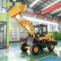 China MDC Series Mini Wheel Loader Front End Loader 1.2‑3Ton 4WD Diesel Construction Loader For Farm & Construction for sale