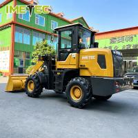 China MDC Series Mini Wheel Loader Front End Loader 1.2‑3Ton 4WD Diesel Construction Loader For Farm & Construction for sale