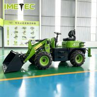 China Compact Electric Telescopic Loader with Lithium Iron Phosphate Battery and Full-time Four-wheel Drive for Flexible Farm Applications for sale