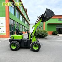 China Compact Electric Telescopic Loader with Lithium Iron Phosphate Battery and Full-time Four-wheel Drive for Flexible Farm Applications for sale