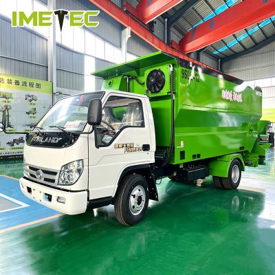 China 12m³ Chassis Feed Truck-Mounted Spreader for Dairy Cattle , Beef Cows & Sheep Farms – OEM Customization Supported for sale