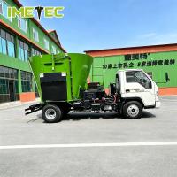 China Truck-Mounted Bedding Mixer Spreader – Integrated Chassis Unit for Dairy Cattle & Sheep Farm Operations for sale