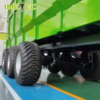 China Agricultural Solid Manure Spreader Trailer Ground Driven For Handling And Distribution for sale