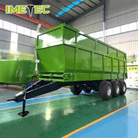 China 6-30m³ Hopper Volume Solid Manure Spreader with Q355B Manganese Steel Blades and 8-12m Spreading Width for sale
