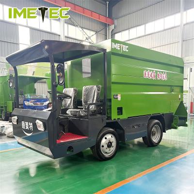 China Electric-Powered Feed Spreader Truck with Custom-Built Chassis – Battery-Operated for Livestock & Dairy Farms for sale
