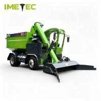 China Auger Type Dairy Cow Manure Collector Dung Cleaning Equipment Self Dumping for sale