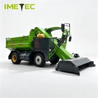 China Self Walking Cow Manure Collector Dung Cleaning Equipment For chicken Sheep Pig Farms for sale