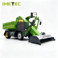 China Self Walking Manure Collector with Hydrostatic CVT and Fully Sealed Tank for Efficient Dung Cleaning for sale