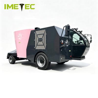 China IMETEC Smart Self-Propelled TMR Feed Mixer – Realtime Monitoring Display & OEM Options for Large-Scale Cattle Ranches for sale