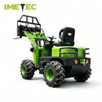 China Multifunction Electric Telescoping Forklift Wheel Loader handler 650kg for sale