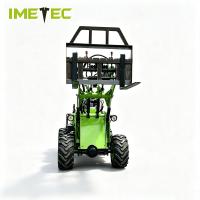China Rough Terrain Mini Electric Telescopic Forklift Loader 60V 200Ah For Livestock Manure Removal Feeding for sale