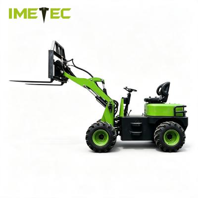 China Rough Terrain Mini Electric Telescopic Forklift Loader 60V 200Ah For Livestock Manure Removal Feeding for sale