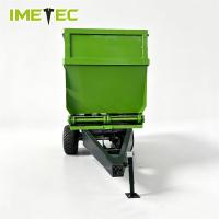 China Dual Vertical Auger Compact Muck Spreader Manure Tractor Tandem Axle OEM for sale