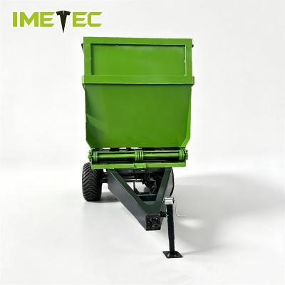 China Dual Vertical Auger Compact Muck Spreader Manure Tractor Tandem Axle OEM for sale