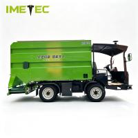 China IMETEC Battery Powered Livestock Feed Spreader Autonomous Navigation For Dairy Beef Sheep for sale