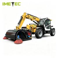 China 7400KG Rotating Telescopic Handler Forklift For Farm Quick Attachment Replacement for sale