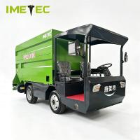 China 4WD Electric Feed Distribution Silage Wagon Spreader Hay Spreading Car for sale