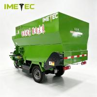 China ODM Electric TMR Horizontal Feed Mixer Wagon Spreader Truck For Cattle for sale