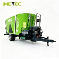 China TMR Feed Mixer Wagon with 8mm Q355B Manganese Steel Plate, 2-8cm Forage Cutting Length, and 6-24 m³ Capacity Options for sale
