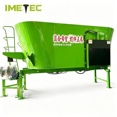 China Forage Ration Fixed Small Vertical TMR Mixer Tungsten Carbide Blade 3 Phase for sale