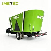 China TMR Feed Mixer Wagon with 8mm Q355B Manganese Steel Plate, 2-8cm Forage Cutting Length, and 6-24 m³ Capacity Options for sale