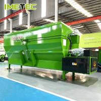 China Horizontal Stationary Fodder Mixer Large Volume Uniform Mixing For Scale Dairy Farm Operations for sale
