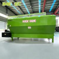 China Horizontal Fixed TMR Mixing Equipment High Mixing Efficiency Stable Running for Cattle Farm Full Feeding Solution for sale
