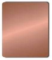 China OEM Mirror Finish Rose Gold Colored Stainless Steel Sheet SS 201 304 430 Sereis for sale