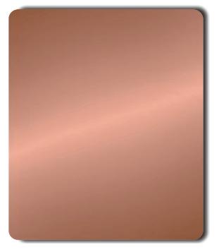 China OEM Mirror Finish Rose Gold Colored Stainless Steel Sheet SS 201 304 430 Sereis for sale