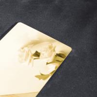 China ASTM Yellow Titanium Stainless Steel Coloured Sheet 8K Mirror Polished for sale