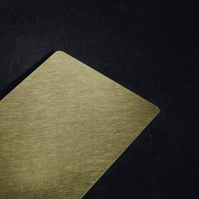 China Titanium color Satin Mirror Finish Stainless Steel Sheet with Random Pattern for sale