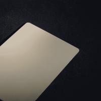 China Sandblasted Champagne Gold Matte Stainless Steel Sheet 201 304 430 for sale