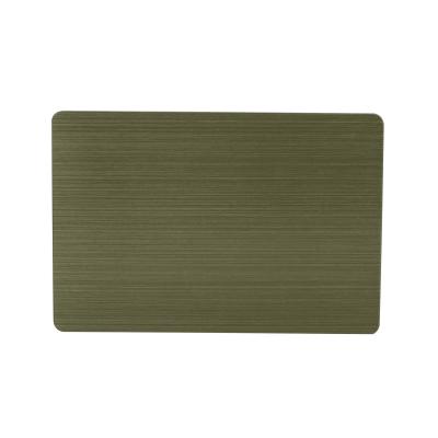 China Brushed Yellow Bronze Stainless Steel Plate 201 304 430 Series for sale