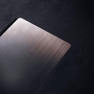 China 201 304 316 Brushed Stainless Steel Sheet Metal PVD Coated In Bulk for sale